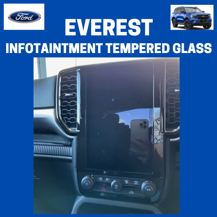 FORD EVEREST 2023-2024 Next Gen Infotainment Tempered Glass Screen ...
