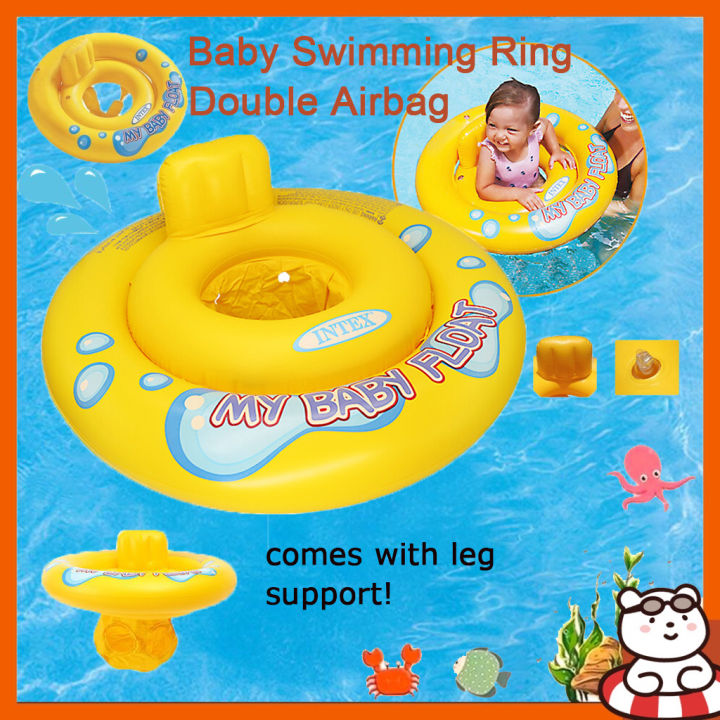 【Free pump】Baby Float Inflatable Raft Circle 1-2 Years Old Infant Kids ...