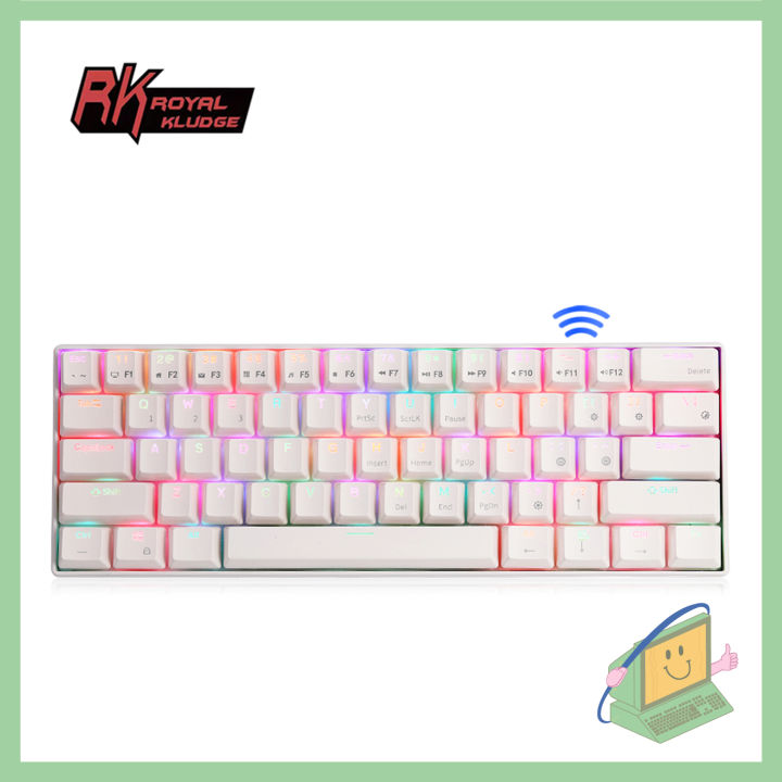 RK61 Hotswap Mechanical Bluetooth RGB 60% Keyboard | Lazada Singapore