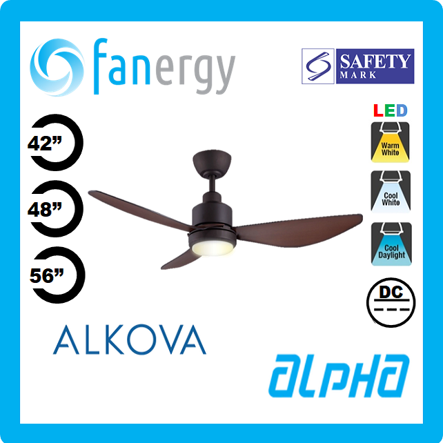 AlphaFan Alpha Alkova Dezi Ceiling Fan | Lazada Singapore