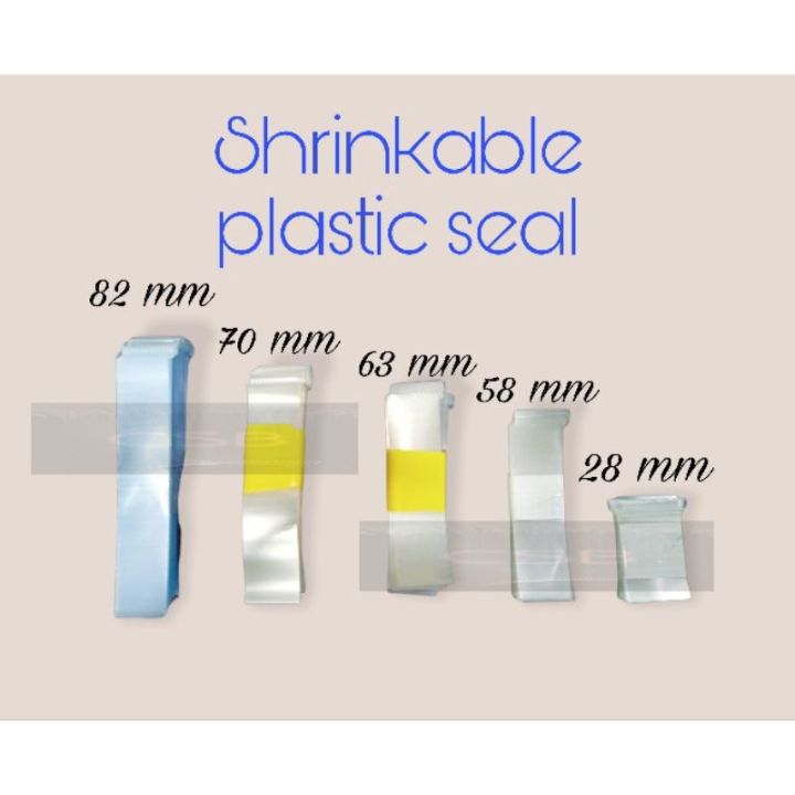Plastic Cap Seal For Glass Jar And Plastic Bottle Cap seal / Shrinkable Seal | Lazada PH