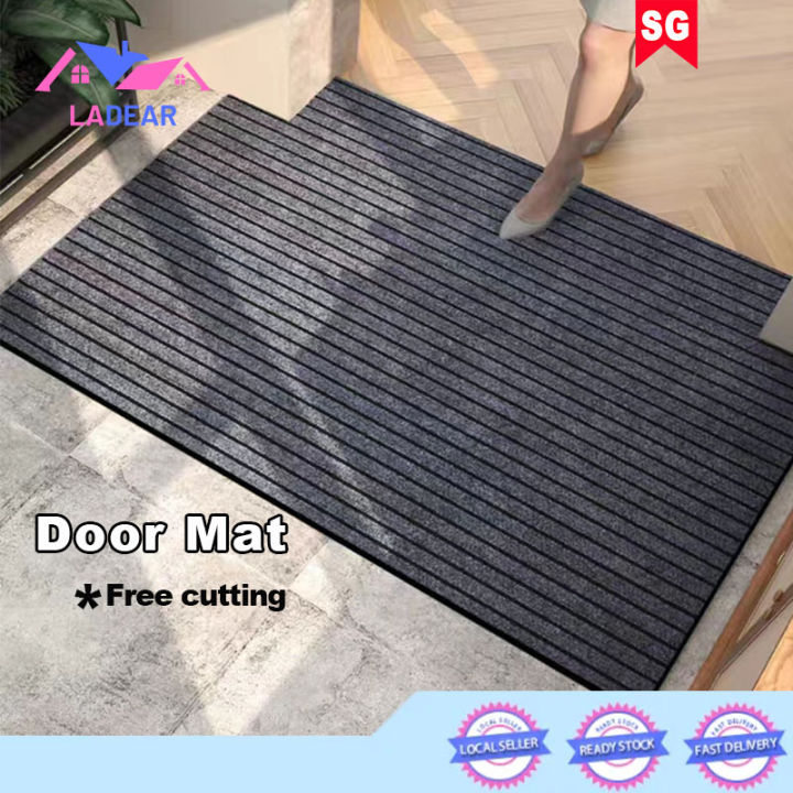 {SG} Striped Door Mat / Entrance Mat / Outdoor Foot Pad / Anti-Slip ...