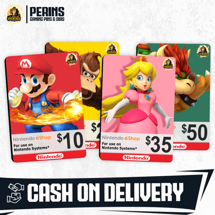 Nintendo eShop Cards (US) with Free Stickers! | Lazada PH
