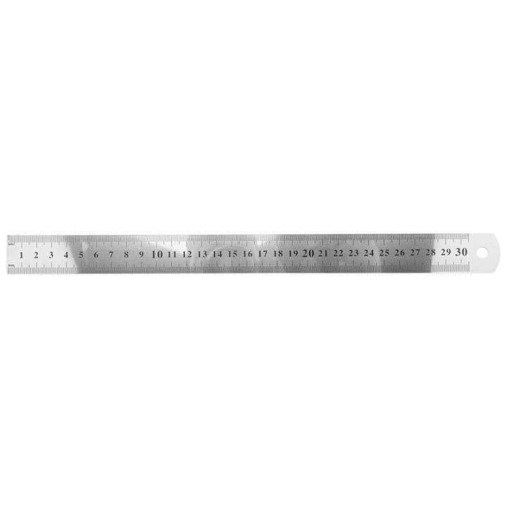 Stainless Steel Ruler Measure Metric Function 30cm 12Inch | Lazada ...