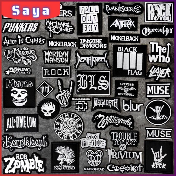 BAND DIY Embroidery Patch Applique Clothes Ironing Sewing Supplies ...