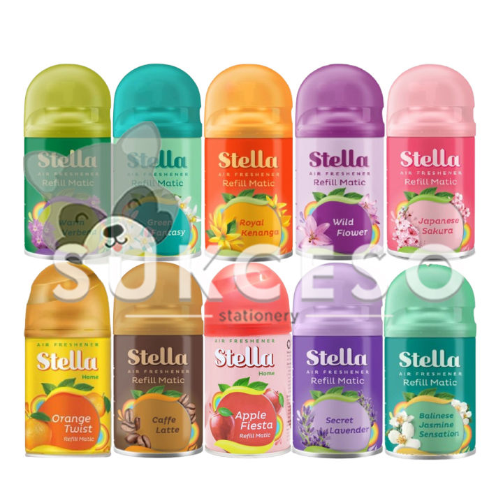 Stella Refill Matic Isi Ulang Pewangi Pengharum Ruangan Otomatis 160ml ...