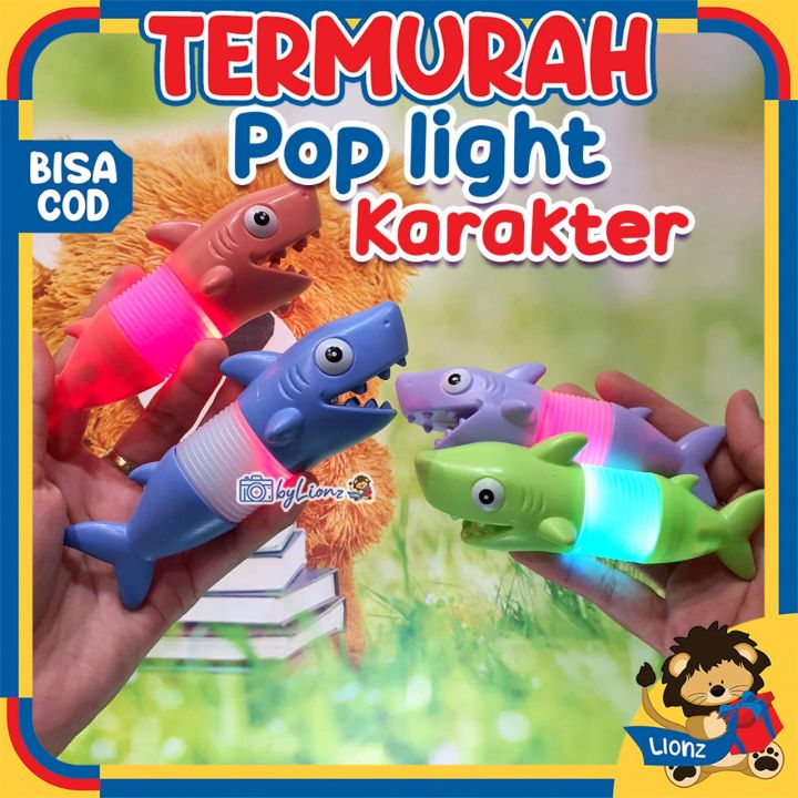 Mainan LED Light Pop Up Pipes viral by Lionz.idn | Lazada Indonesia