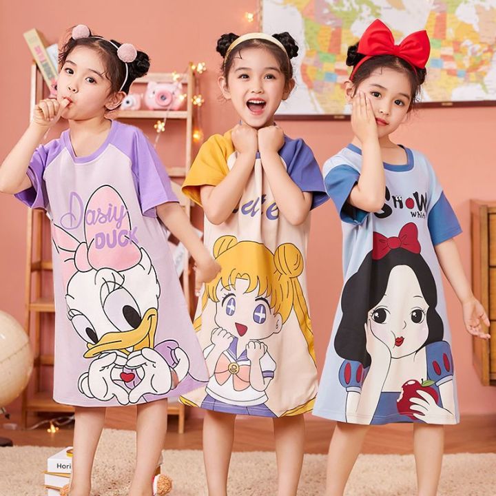 【CRAZY PANDA】1PCS COD☑ NEW CARTOON DASTER/DRESS FOR KIDS 2-10YRS ...