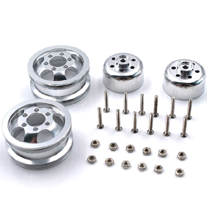 Metal Upgrade Shock-Proof Wheel Hub Rim for WPL B1 B16 B24 B36 C14 C24 ...