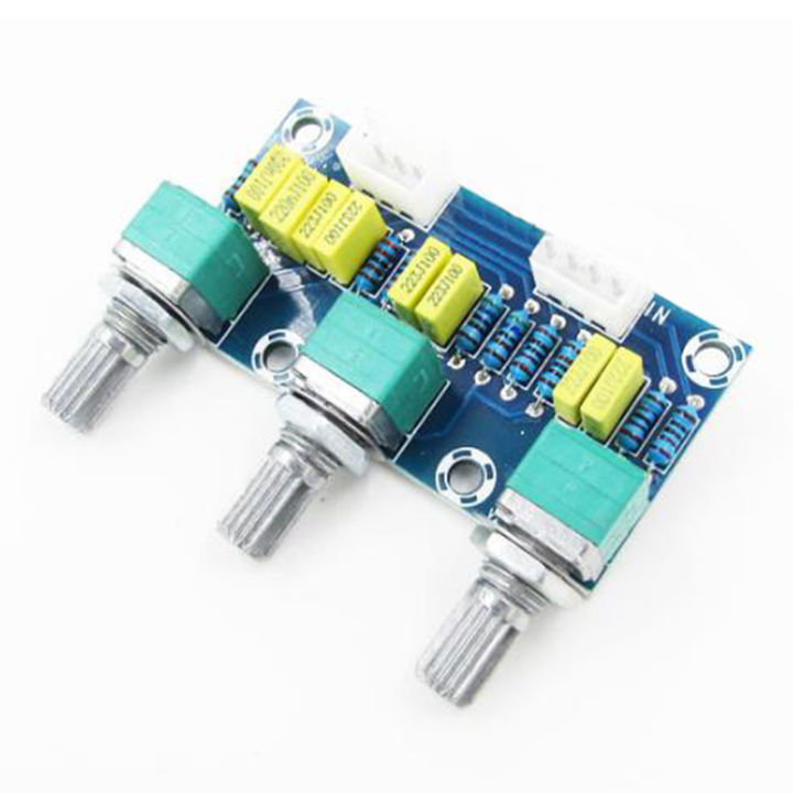 บอร์ดขยายกำลังสัญญาณด้านหน้าแบบพาสซีฟแผงวงจรขยายเสียงปรับได้ XH-M802 ...