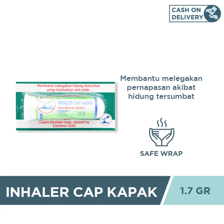 Inhaler Cap Kapak - Pereda Hidung Tersumbat, Pilek, dan Flu | Lazada ...