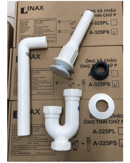 Ống xả lavabo rửa mặt, chậu rửa tay INAX A-325PS chính hãng, ống xả chữ ...