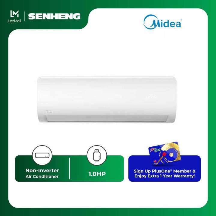Midea 1.0HP Fairy Series Non-Inverter R32 Wall Mounted Air Conditioner ...