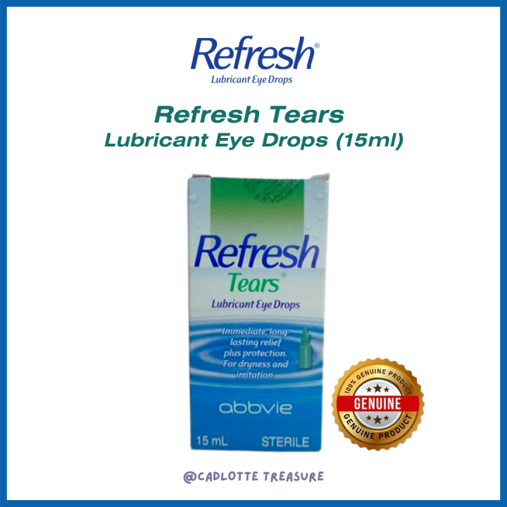 Refresh Tears Lubricant Eye Drops 15ml By Abbvie (Allergan Inc) Exp 09/ ...