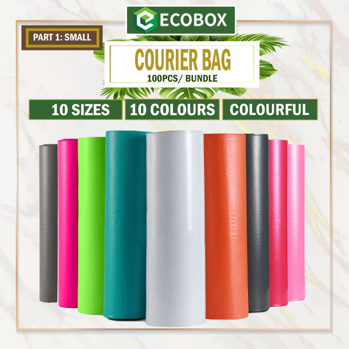 Ecobox 100pcs Small Courier Bag/Polymailer Bag/Parcel Bag/ Flyer ...