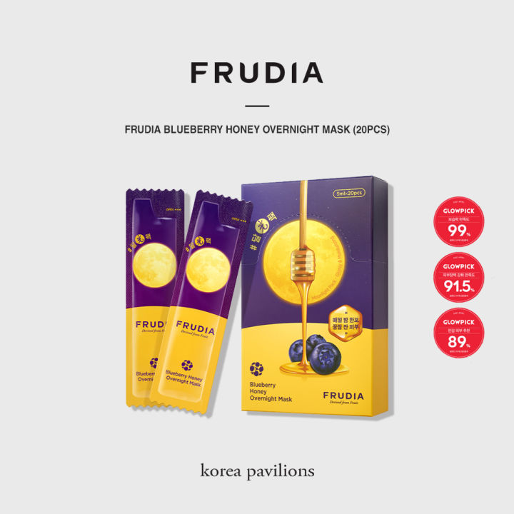 [FRUDIA Official] Blueberry Honey Overnight Mask, 5ml (1ea/ 10ea/ 20ea ...
