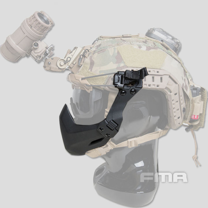 FMA Tactical Half Face Mask Seal Mask Folding For Tactical Helmet B ...