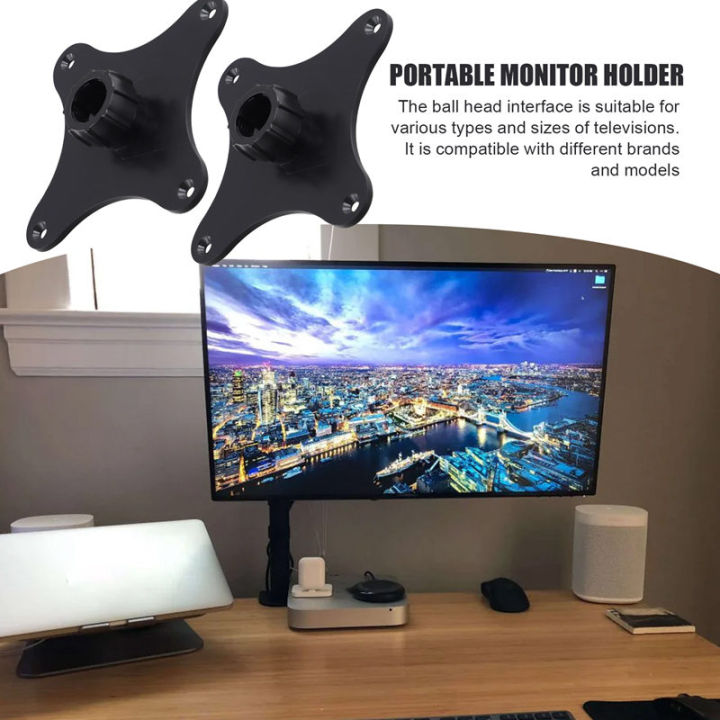 Portable Monitor Bracket for 75 Hole Pitch to Cell Phone 17mm Ball Sub ...