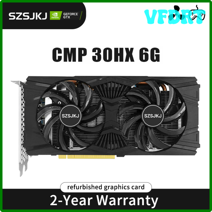 VFDRT NVIDIA CMP 30HX 6GB การ์ดจอขุดมืออาชีพ CMP 30H X 6GB GPU สำหรับ ...