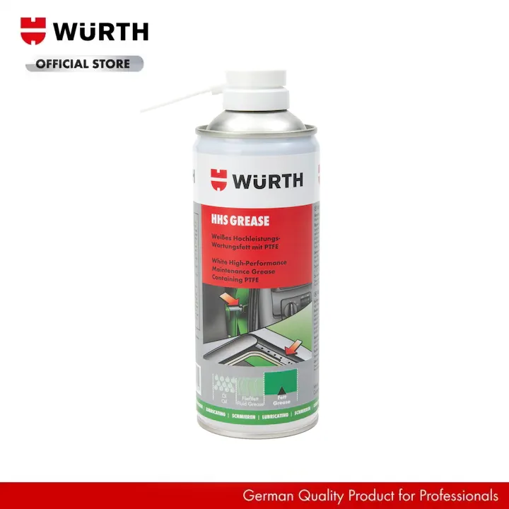 Wurth Adhesive Lubricant HHS® Grease 400ml | Lazada