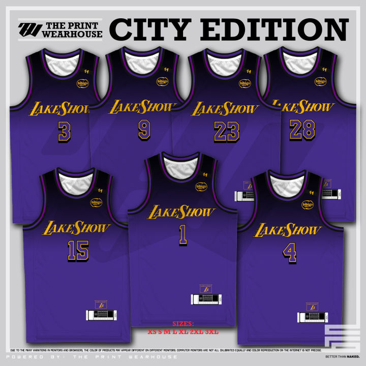 BTN LAKERS CIT-Y EDITION JERSEY FULL SUBLIMATION | Lazada PH