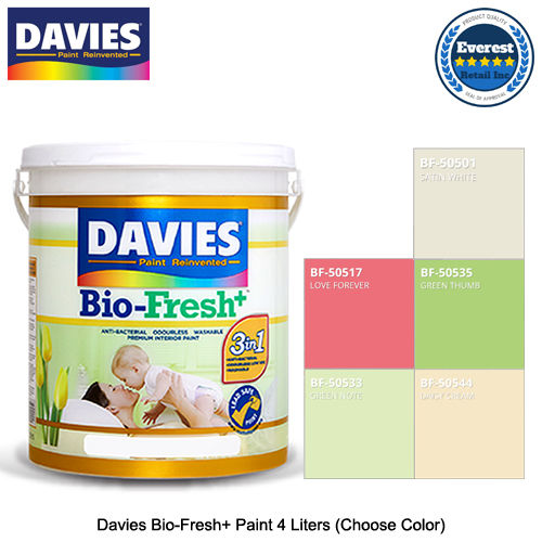 Davies Bio-Fresh+ Paint 4 Liters (Choose Colors) | Lazada PH