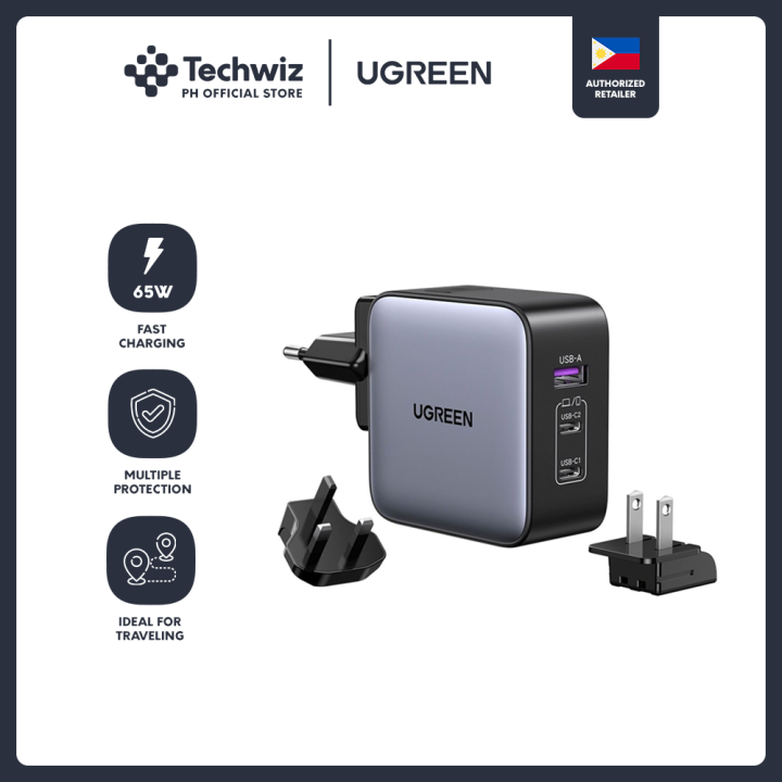 [Techwiz] UGREEN Nexode 65W GaN Charger for Travel - Interchangeable ...