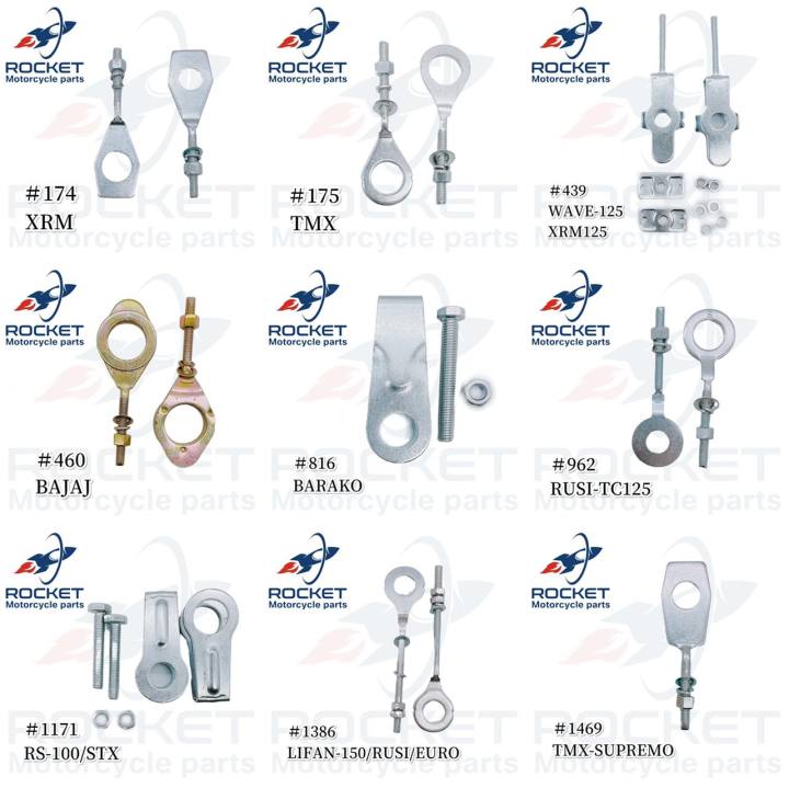 MOTORCYCLE PARTS SPROCKET BOLT SET CHAIN ADJUSTER FOR XRM/TMX/BAJAJ ...
