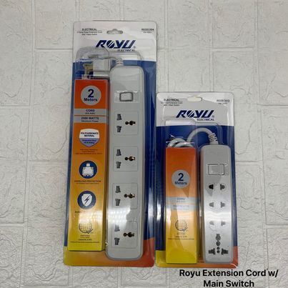 Royu Extension Cord with Main Switch 10A 250V | Lazada PH