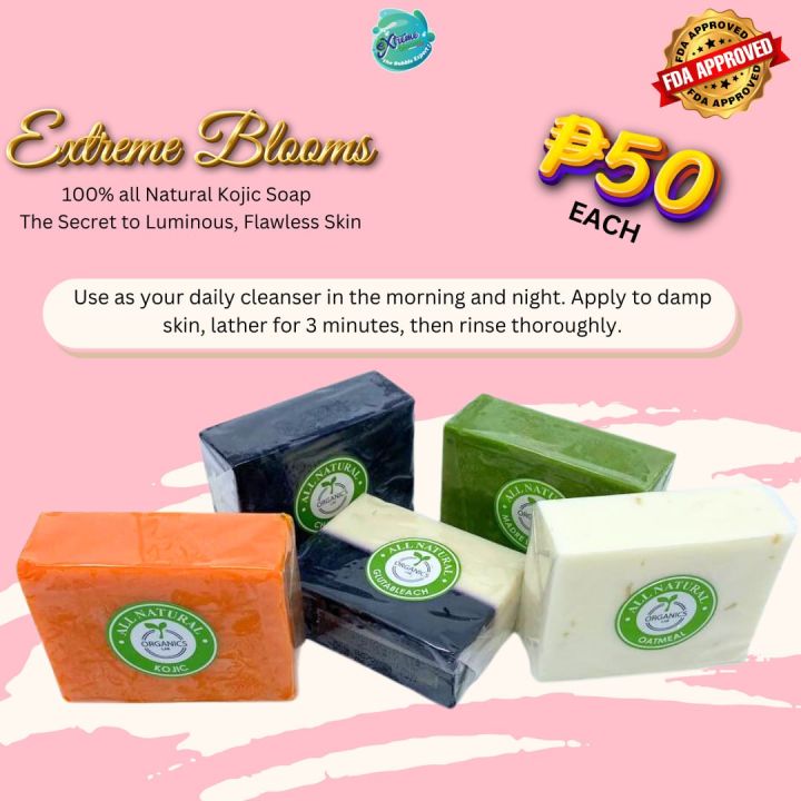 Extreme Blooms Kojic Soap 100% All Natural | Lazada PH