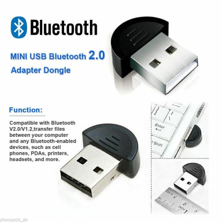 Usb Dongle Bluetooth 2.0 Transfer File PC Laptop Komputer Printer ...