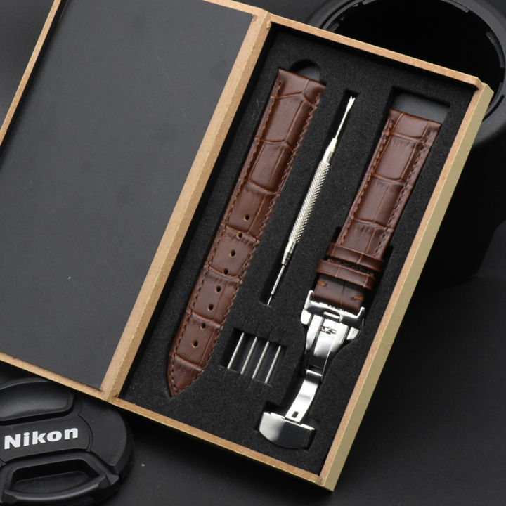 Top Quality Watch Strap 18mm 20mm 22mm 24mm Calf Genuine Leather Watch ...