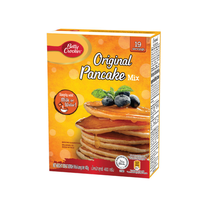 Betty Crocker Original Pancake mix 400g | Lazada