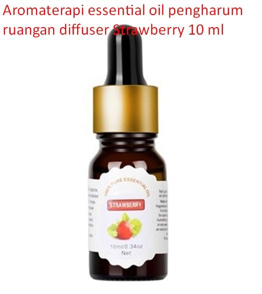 Aromaterapi essential oil pengharum ruangan diffuser Strawberry 10 ml | Lazada Indonesia
