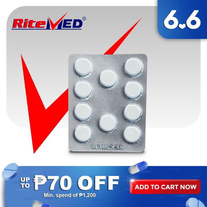 RiteMED Paracetamol 500mg 10 Tablets (Relief Of Minor Aches And Pains ...