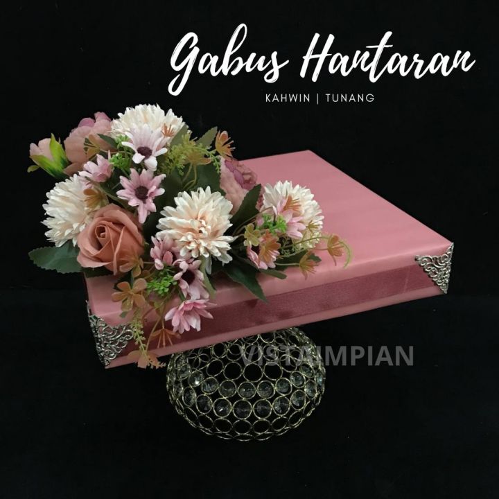 Gabus Hantaran Siap Gubah Bunga | Kawin | Tunang | Lazada