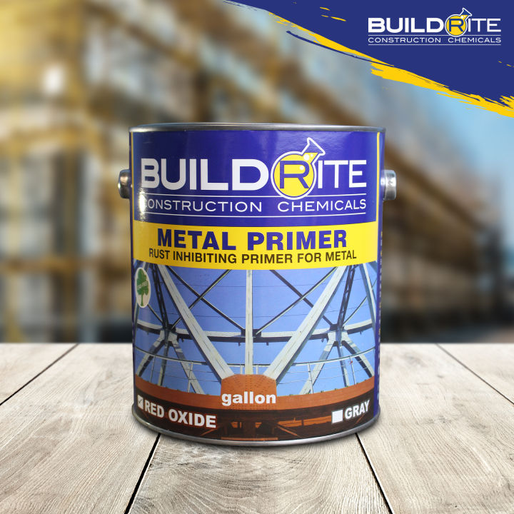 BUILDRITE METAL PRIMER RED OXIDE GAL | Lazada PH