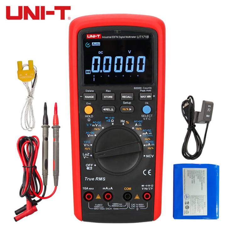 UNI-T)UT171B digital multimeter industrial true RMS multimeter frequency and temperature | Lazada PH