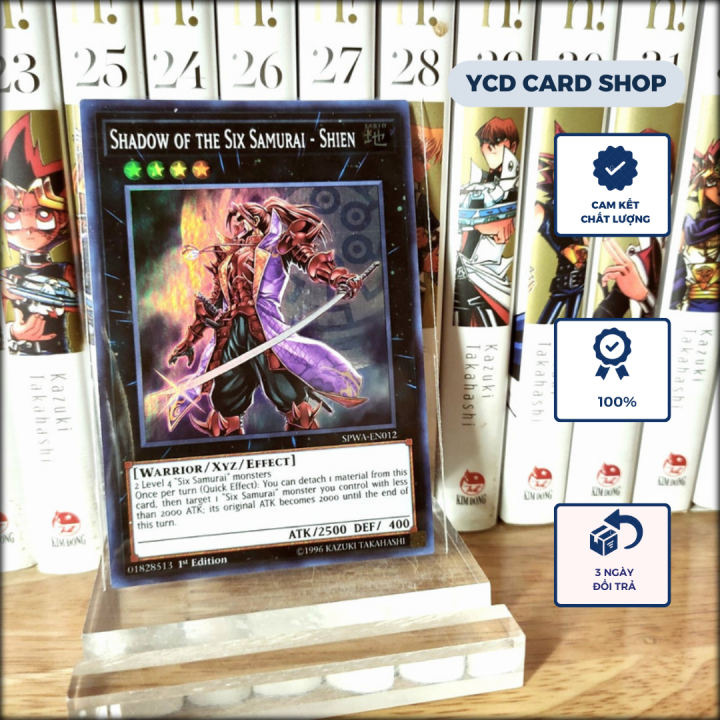 Thẻ bài yugioh chính hãng Shadow of the Six Samurai – Shien – Ultra ...