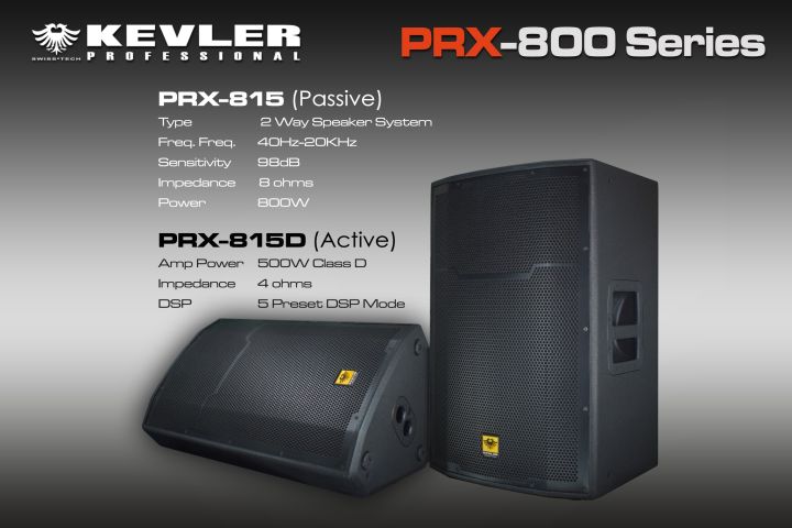 2023 Kevler PRX-815 Passive Speaker PRX Series 800 Watts (sold per pc) | Lazada PH