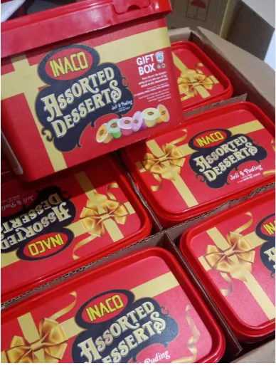Inaco Mini Jelly Isi 40 Assorted Desserts Gift Box | Lazada Indonesia