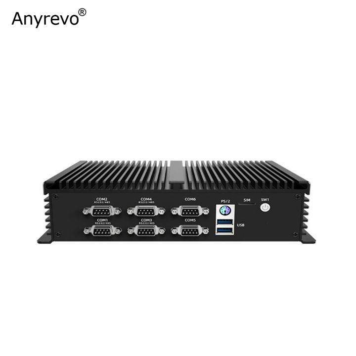 Fanless Industrial Mini PC Core i3 4005U i5 4200U i5 5200U Industrial Embedded PC With RS232 ...