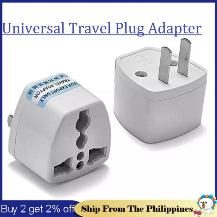 2 PIN Universal Travel Adapter US Power Charger Outlet Plug Converter ...