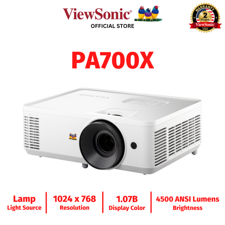 Viewsonic PA700X 4,500 ANSI Lumens XGA Business & Education Projector ...