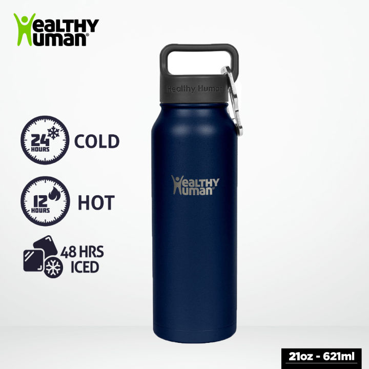 Healthy Human 21oz Vacuum Insulated Stainless Steel Bottle - Navy ...