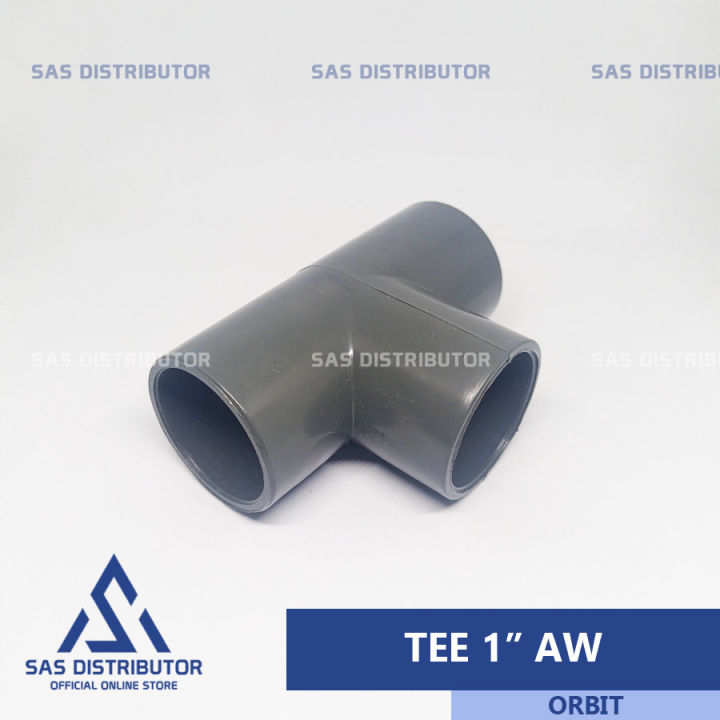 (5 pcs) Tee 1" inch AW Orbit / Tee 1" inch PVC / Leter T 1" inch AW ...