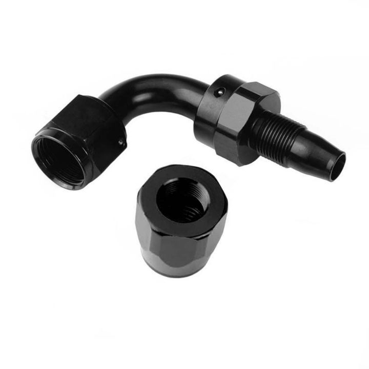 ZOATAAL Universal Anoized Aluminum Fitting AN6 AN8 AN10 Straight Elbow ...
