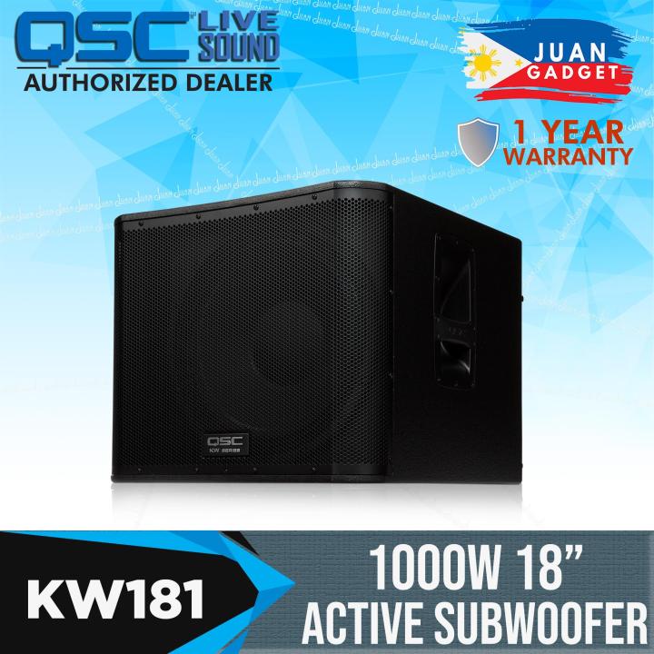 QSC KW181 1000W 18" Active Subwoofer | JG Superstore | Lazada PH