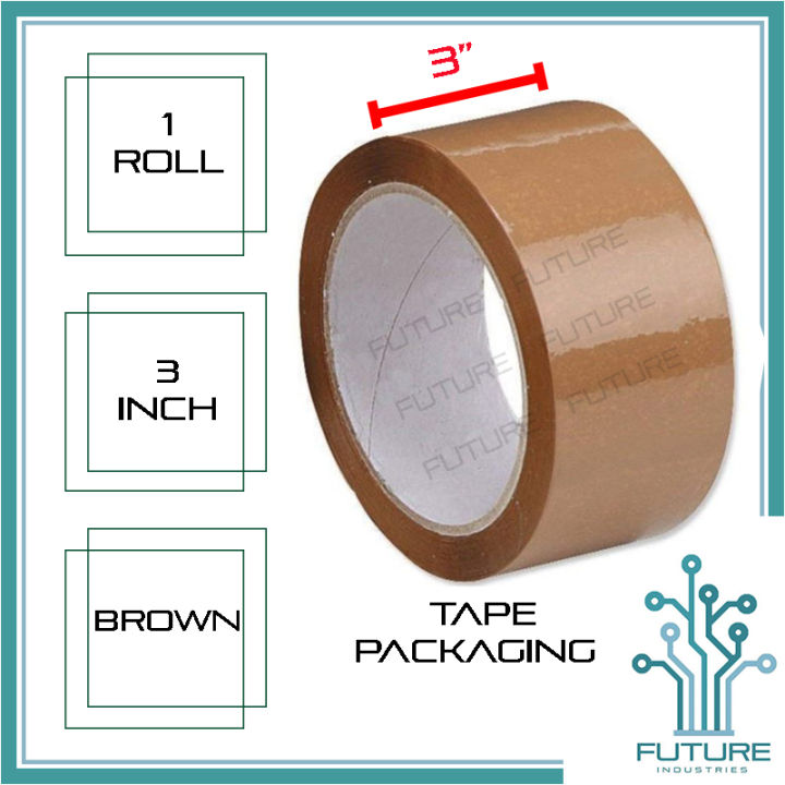Packaging Tape Packing Tape Tapes Clear Brown 3 INCHES x 70M [Future ...