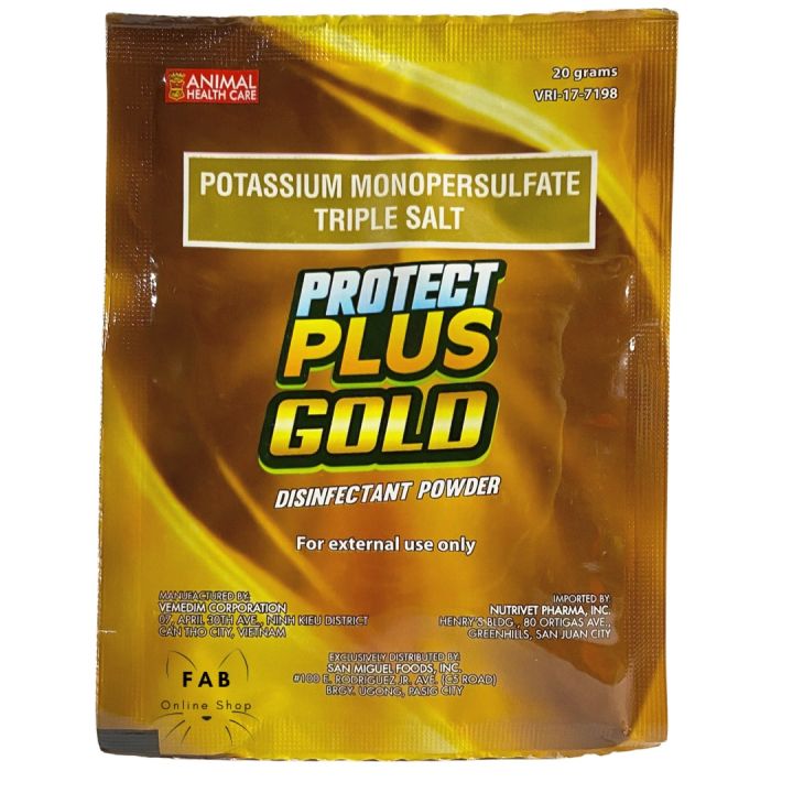 20g Protect Plus Gold Disinfectant Powder for piggery farm house ...